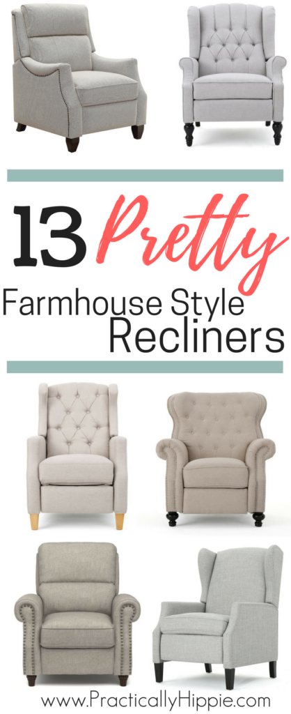 13 Pretty Farmhouse Style Recliners - Rooted Childhood