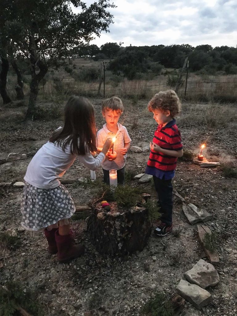 Celebrate Advent With A Spiral Walk - Rooted Childhood