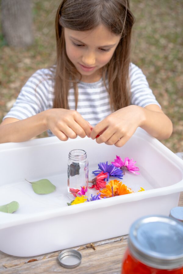 Flower Potion Sensory Play - Rooted Childhood