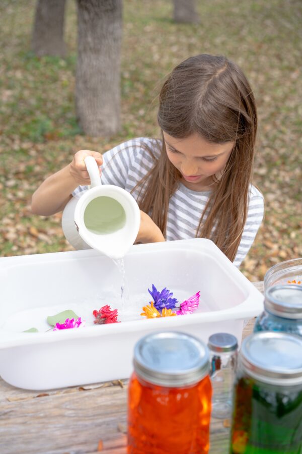 Flower Potion Sensory Play - Rooted Childhood