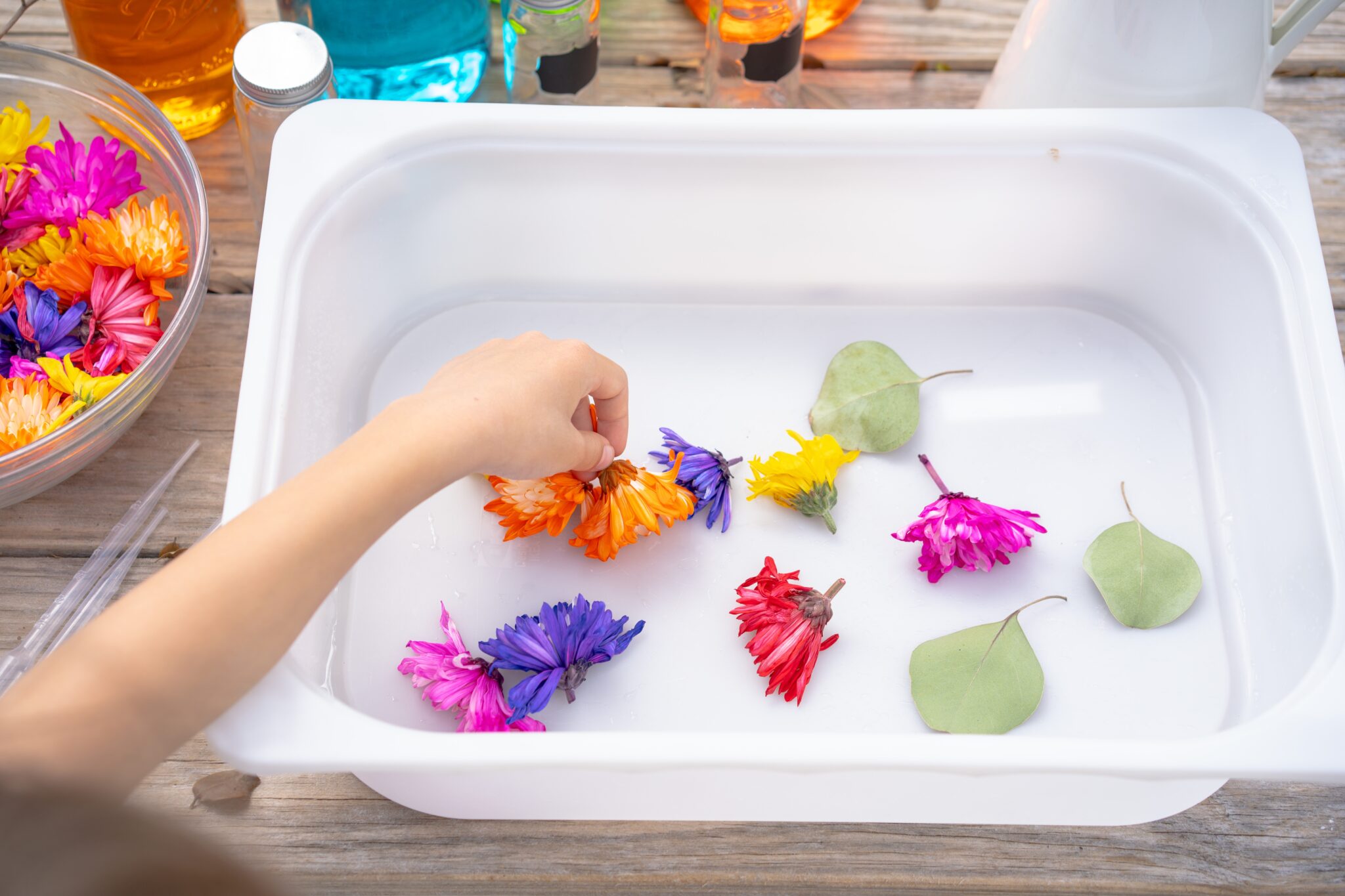 Flower Potion Sensory Play - Rooted Childhood