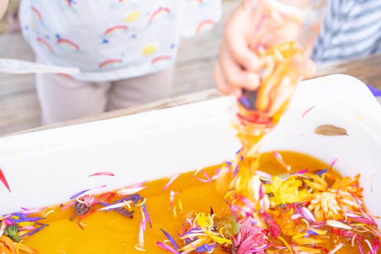 Flower Potion Sensory Play - Rooted Childhood