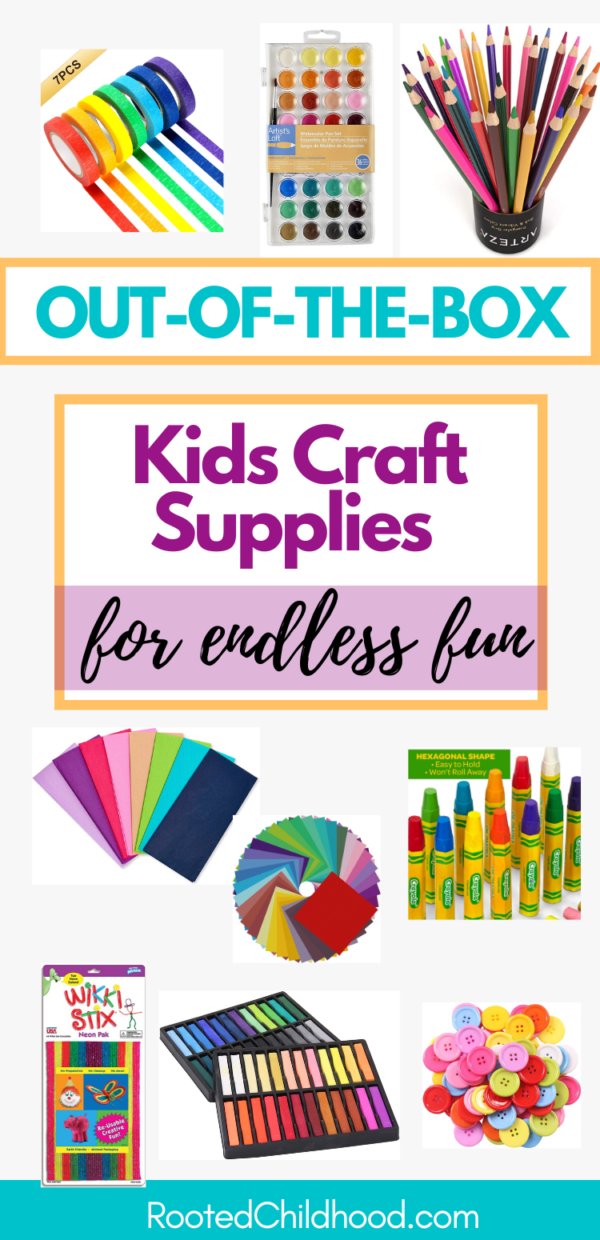 19 Kids Craft Supplies to Inspire Creativity - Rooted Childhood