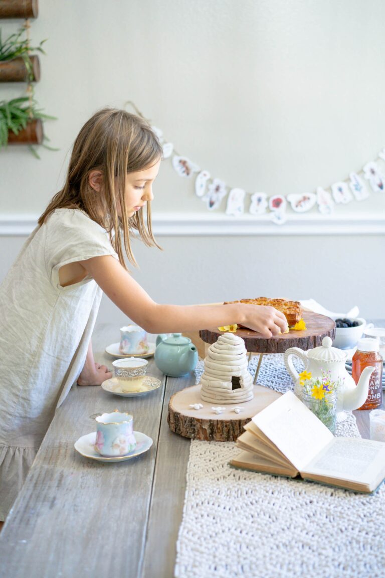 Honeybee Inspired Teatime - Rooted Childhood