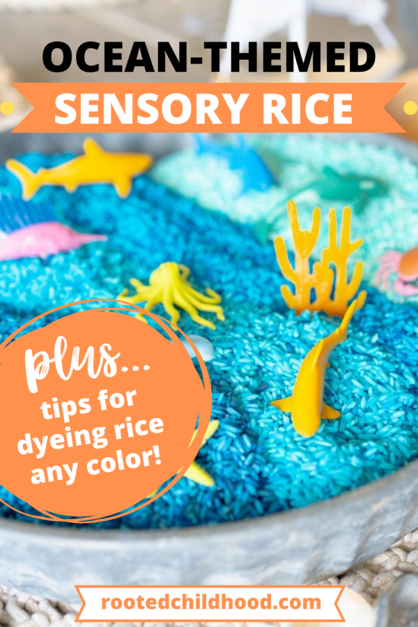 Ocean Sensory Rice - Rooted Childhood