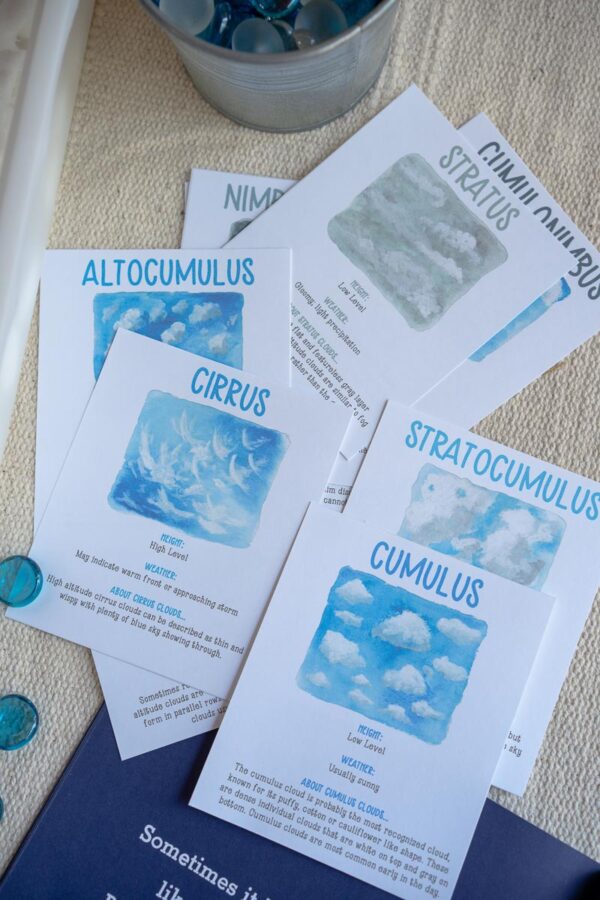 Nature Study: Clouds & the Water Cycle - Rooted Childhood