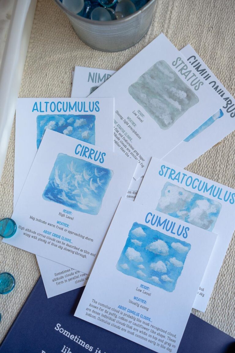 Nature Study: Clouds & the Water Cycle - Rooted Childhood
