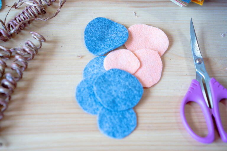 Felt Button Flowers- Easy Sewing Project for Kids - Rooted Childhood