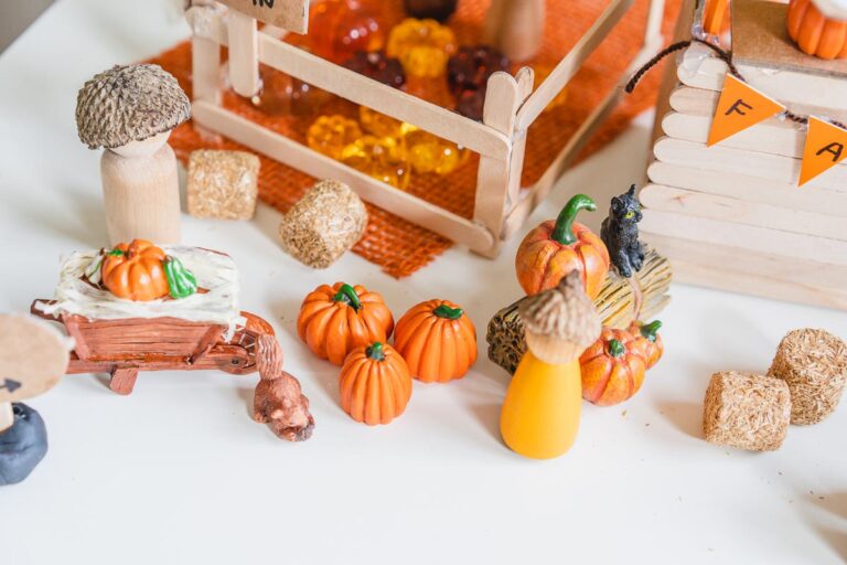 Mini Pumpkin Patch Play Scene - Rooted Childhood
