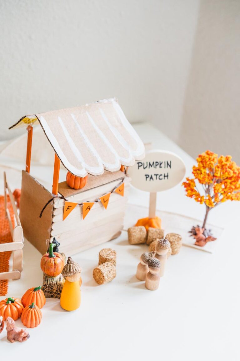 Mini Pumpkin Patch Play Scene - Rooted Childhood