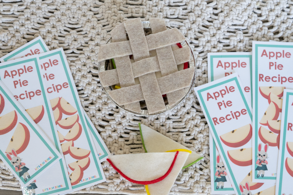 Felt Apple Pie - Rooted Childhood